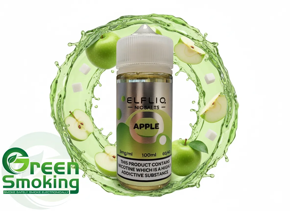 ELF BAR LIQ - APPLE 100ml | תפוח